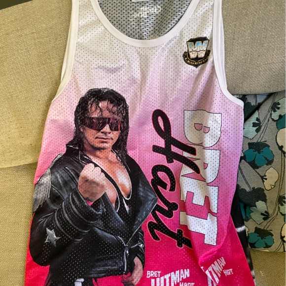 WWE | Shirts | Wwe X Chalk Line Bret Hart Jersey | Poshmark
